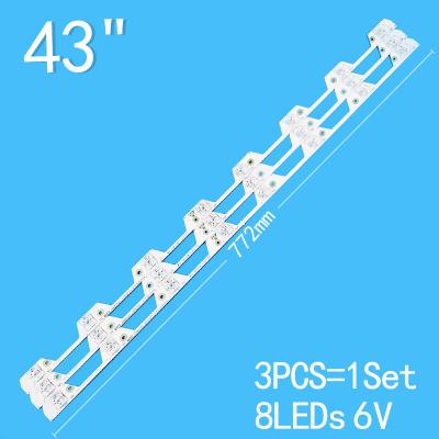 China For TCL D43A810 Light Strip 4C-LB4308-ZM02J 4C-LB4308-ZM2/ZH1 for sale