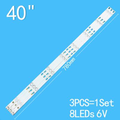 China For TCL L40F3303B L40F3301B Light Bar TOT_ 40F3800_ 3X8_ 3030C_ V1 for sale