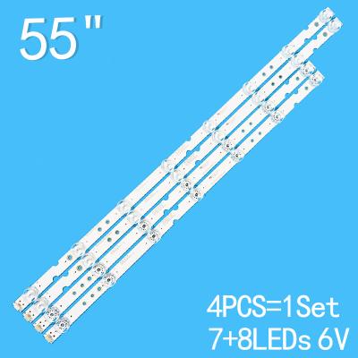 China for TCL 55A660U/55V2 55D6 A 55A460 light strip 55HR330M08A2 V2 for sale