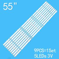 China HRS-SQY55D3-5X9-2W-MCPCB 	LED TV Backlight 12MM-V1 HV550QUB F5A KROMS for sale