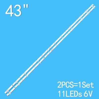 China TCL 43A260 43A360 43A160 Light strip 43HR330M11A1 v1 4C-LB4311-HR01J for sale