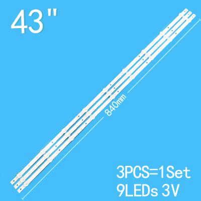 China 43PFG5813/78 43PFF5292T3 LED Backlight Strip CEJJ-LB430Z-9S1P-M3030-D-1 for sale