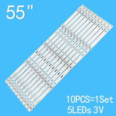 China MCPCB 55QHQJP AKTV5534 LED Backlight Strip JS-D-JP55EU-051EC 70317 E55EU/EP1000 for sale