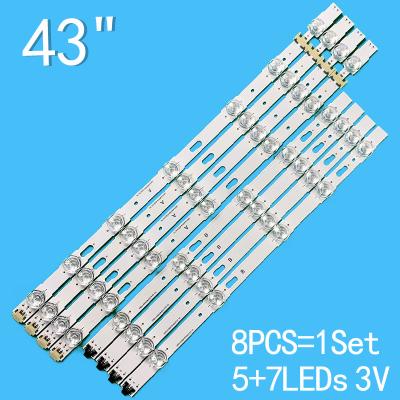 China UE43KU7000 Samsung TV Backlight MU7000 UE43KU7000 UE43MU6300 LM41-00269A 00268A for sale