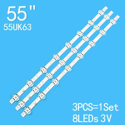 China 55UK6400PLF LG TV Backlight SSC_ 55UK63_ 8LED_ SVL550AS48AT5_ REV1.0 for sale