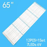 China L65P2-UD TCL TV Led Backlight Kit T0T_ 65_ D2900_ 12X7_ 3030C_ D6F-2D1_ 7S1P for sale