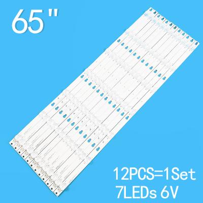 China L65P2-UD TCL TV Led Backlight Kit T0T_ 65_ D2900_ 12X7_ 3030C_ D6F-2D1_ 7S1P for sale