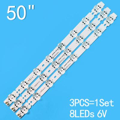 China Aluminum Substrate LG TV Backlight 50UK6300 50UK6950 50UK6750 50UK6520PSA HC500DQN-VCUR L for sale