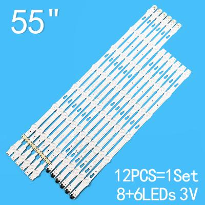 China UA55JU5910JXXZ Samsung TV Backlight UA55KU6200JXXZ UE55JU7500 UA55JU6800 V5DU_550DCB-R1 for sale