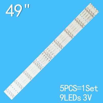 China Led Backlight Strip For CRH-ZG49G6000303009047C1 LB-C490F18-E5S-H-G01 for sale