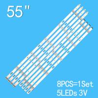 China 3v LED Backlight Strip For V0T7-550SMA-R0 UE55AU7175UXXC UE55AU7172UXXH UE55TU8005 for sale