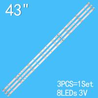 China TV Backlight For L43M5-AZ L43M5-AD L43M5-AU CRH-BH433030030873L-Rev1.1 MI43T18_3X8_2W_MCPCB for sale
