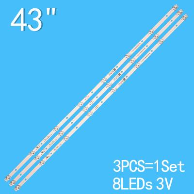 China TV Backlight For L43M5-AZ L43M5-AD L43M5-AU CRH-BH433030030873L-Rev1.1 MI43T18_3X8_2W_MCPCB for sale