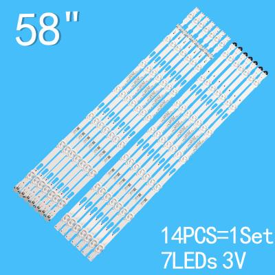 China TV Backlight For Samsung UE58MU6122 UN58MU6100 UN58MU6070 UA58NU7103 V7DU-580DCA 580DCB-R0 S_MU6100_58_FL30_R07 L07 for sale