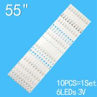China 572mm LED TV Backlight For Hitachi 55D1620 55R7 55U2200 55HR332M06A5 V1 4C-LB550T-HR5 HR2 HR33V for sale