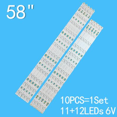 China 6V LED TV Backlight V580H1-LD6-TLDC2 V580H1-LD6-TRDC2 For 58inch LCD TV for sale