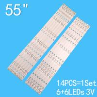 China TV Backlight For GJ-2K16-550-D712-V3-R GJ-2K16-550-D712-V3-L  KDL-55W650D LE55M3370 55HFL5011T/12 TPT550J for sale