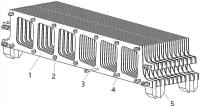 China Excellent Bending Strength Anti Corrosion Graphite Boat For PECVD for sale