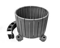 China Heat Resistant Metallurgical 125MPa Graphite Heating Element Furnace for sale