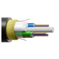 China ADSS Fiber Optic Cable 12 Core Single Sheath Aerial Installation for sale