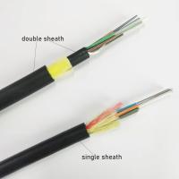 China ADSS Fiber Optic Cable 12 Core Single Sheath Aerial Installation for sale