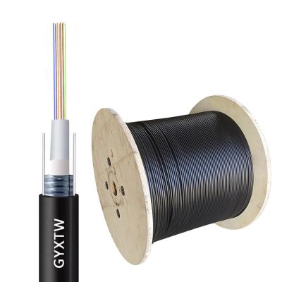 China GYXTW Armored Fiber Optic Cable 2-24 Fibers Aerial Outdoor for sale