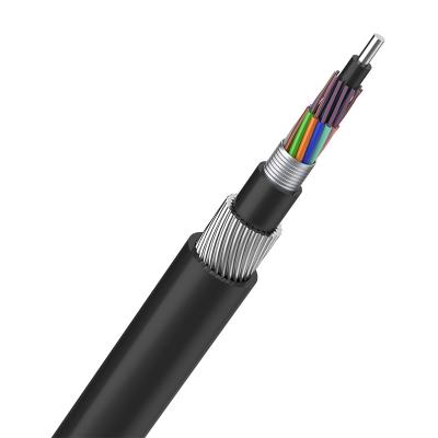 China Direct Burial Anti Rodent Fiber Optic Cable GYTA33 12-288 Cores for sale