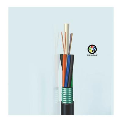 China Hybrid Copper Fiber Optic Duct Cable 24 48 Cores G.652D Outdoor for sale