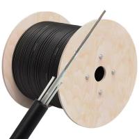 China GYFXY Outdoor Aerial Fiber Optic Cable 2-24 Cores FRP Strength for sale
