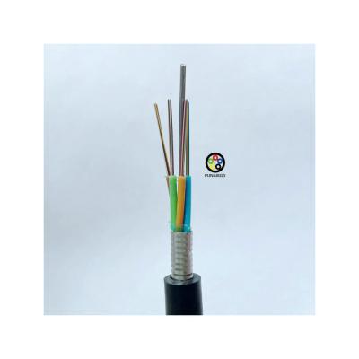 China GYTS GYTA Armored Fiber Optic Cable 24 48 96 Core for Duct Installation for sale