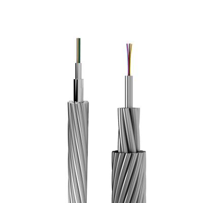 China 24/48/96 Core OPGW Fiber Cable Aluminum Tube Loose Type G652D for sale