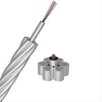 China 24/48/96 Core OPGW Fiber Cable Aluminum Tube Loose Type G652D for sale