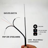 China FTTH Drop Cable 1-4 Core Aerial Outdoor with Steel Wires for sale