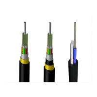 China ADSS Aerial Fiber Optic Cable 12-24 Cores Single/Double Jacket for sale