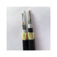 China 24-144 Core ADSS Fiber Optic Cable Single-Mode Aerial Installation for sale