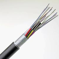 China GYTS Armored Underground Fiber Optic Duct Cable 24 Core OS2 for sale