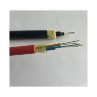 China ADSS Fiber Optic Cable 24 Core 100m Single PE Jacket Aramid Yarn for sale
