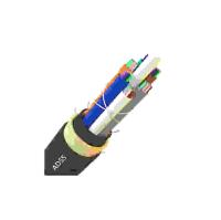 China ADSS Fiber Optic Cable 24 Core 100m Single PE Jacket Aramid Yarn for sale