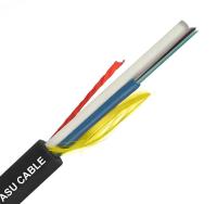 China 12 Fiber Mini ADSS ASU Aerial Fiber Optic Cable 80M-120M Span for sale