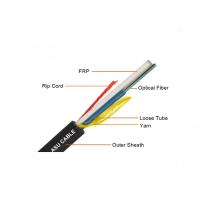 China 12 Fiber Mini ADSS ASU Aerial Fiber Optic Cable 80M-120M Span for sale