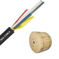 China ASU Fiber Optic Cable 6 Core Aerial FRP Strength 7mm Diameter for sale