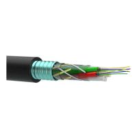China GYTS 8-Core Armored Fiber Optic Cable for Burial Ducts for sale