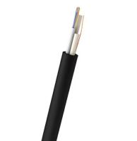 China ASU Aerial Fiber Optic Cable 2-12 Fibers Single Mode FRP Strength for sale