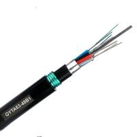 China GYTA53 Double PE Sheath Direct Buried Fiber Optic Cable 12-144 Fibers for sale