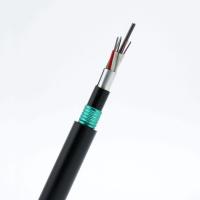 China GYTA53 Double PE Sheath Direct Buried Fiber Optic Cable 12-144 Fibers for sale