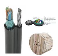 China GYTC8S 8-Core Armoured Aerial Figure 8 Fiber Optic Cable Outdoor for sale