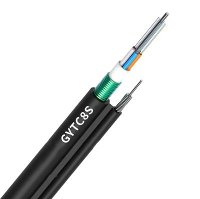 China GYTC8A Self-Supporting Aerial Figure 8 Fiber Optic Cable 96 Core for sale