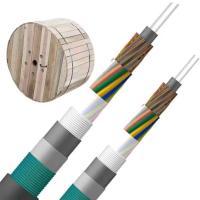 China GYTZA53 Direct Buried Fiber Optic Cable LSZH Double Armored for sale