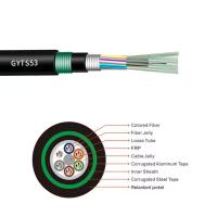 China GYTS53 72-Core Direct Buried Fiber Optic Cable UV Moisture Resistant for sale