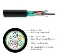 China GYTS 72 Core Steel Tape Armored Outdoor Duct Fiber Cable for sale